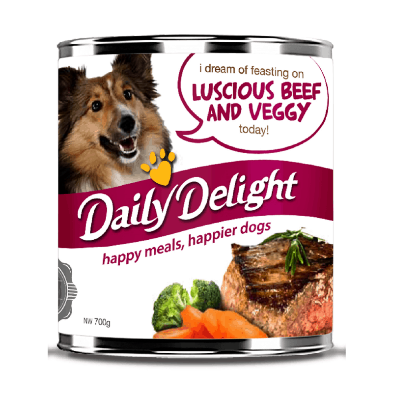Daily Delight Luscious Beef and Veggy Wet Dog Food - papapetshop.com